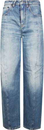 Victoria Beckham Jean &Eacute;vas&eacute; - Bleu