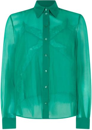 Alberta Ferretti Femme, Blouses et Chemises, Vert, Taille: 46 FR Blouses & Chemises