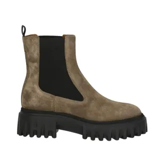 Hogan Femme, Chaussures, Brun, Taille: 36 1/2 EU Bottine Chelsea H700