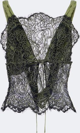 CHRISTOPHER ESBER Top Aluna en dentelle