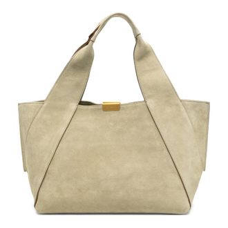 Gianni Chiarini Femme, Sacs, Vert, Taille: ONE Size Vivi Suede Large Tote Bag