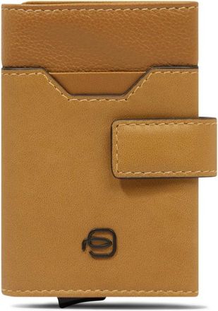 Piquadro Homme, Accessoires, Jaune, Taille: ONE Size Porte-cartes Pop-up