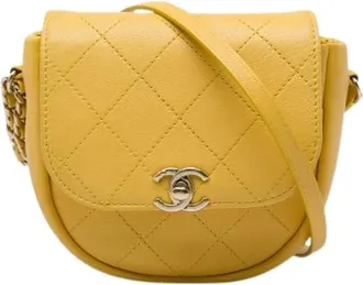Chanel Sac bandouli&egrave;re vintage Pre-owned - Femme - Pre-owned - Jaune - Taille: ONE Size