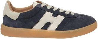 Hogan Low-Top Sneaker - Suede Sneakers With Distinct Logo - Gr. 6_5 - in Grau - f&uuml;r Damen