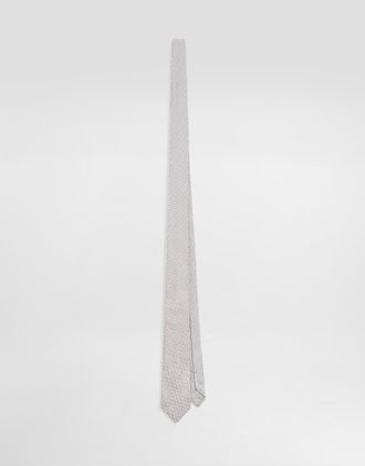 Dolce & Gabbana Jacquard-krawatte Martini Mikromuster - Mann Krawatten Und Einstecktuch Mehrfarbig Onesize