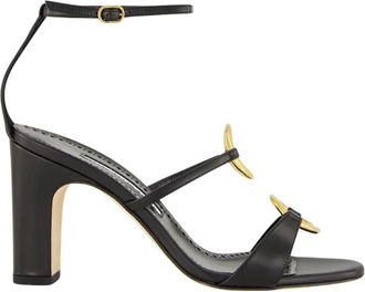 Manolo Blahnik Femme, Chaussures, Noir, Taille: 40 EU Hisfahan 90 Sandales
