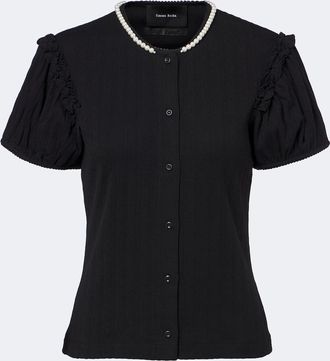 Simone Rocha Verzierter Cardigan aus Baumwolle
