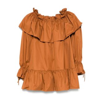 Saint Laurent Damen, Kleider, Braun, SGr&ouml;&szlig;e