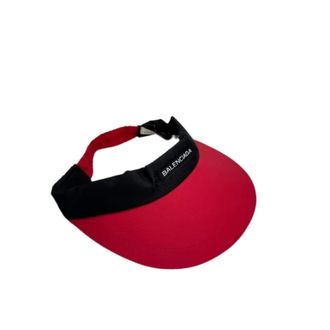 Balenciaga unisex, Pre-owned, Rouge, Taille: ONE Size Chapeau Vintage en Coton Pre-owned