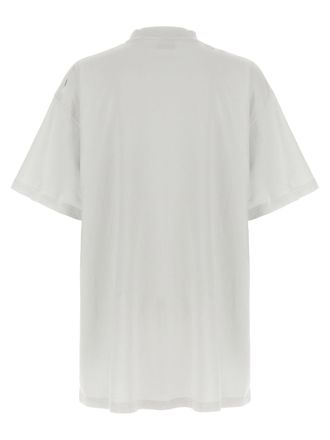 Balenciaga Logo-Print Cotton T-Shirt - White