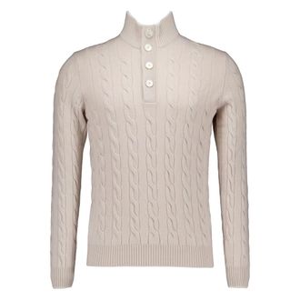 Gran Sasso Beige Pullover Trui - - Knitwear - Herren - Beige - 3XL