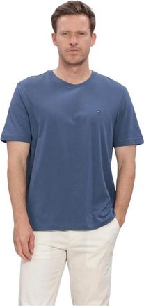 Tommy Hilfiger ESS Seasonal Reg Fit Solid Tee - - Tops - Herren - Blau - L