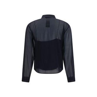 Gucci Womens Black Silk Shirt