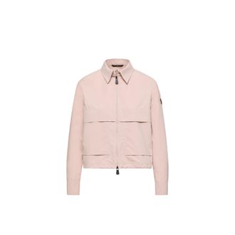 Moncler Moncler Chemise &Agrave; Manches Longues En Tissu Technique Froiss&eacute;, Femme, Rose, Taille: Xs
