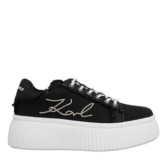 Karl Lagerfeld Low-Top Sneaker - Kreeper Lo Signia Mix Lo Lace - Gr. 41 (EU) - in Schwarz - f&uuml;r Damen