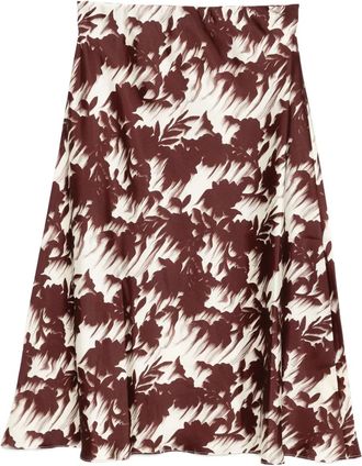 Marques Almeida jupe-nuisette - Marron