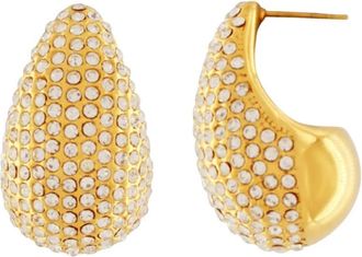 Dansk Copenhagen Vergoldete CZ Paisley Ohrringe - - Accessories - Damen - Gelb - ONE SIZE