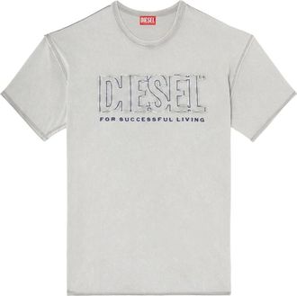 Diesel Homme, Tops, Gris, Taille: M T-Rawboxt T-Shirt