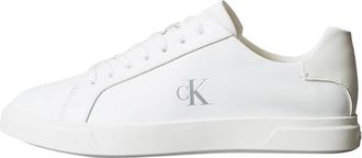 Calvin Klein Baskets Cupsole Femme Low Pro en Cuir, Blanc (Triple Bright White), 40