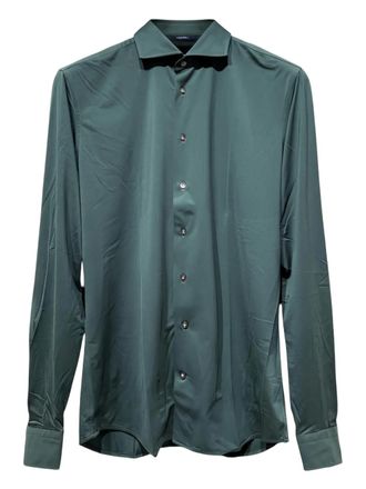 Traiano chemise &agrave; fermeture boutonn&eacute;e - Vert