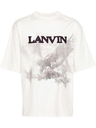 Lanvin x Future t-shirt en coton à imprimé Eagle - Blanc