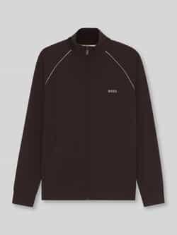 HUGO BOSS Regular Fit Sweatjacke aus Baumwoll-Mix Modell Mix&Match