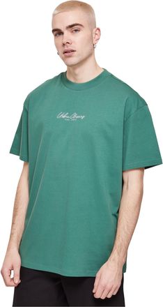 Urban Classics Herren T-Shirt Oversized Mid Embroidery Tee Leaf XL