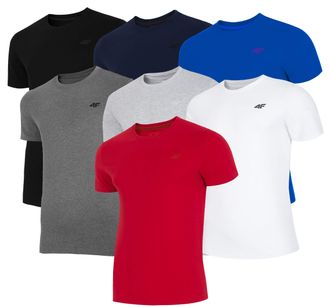 4F Herren T-Shirt, hellgrau, S-M