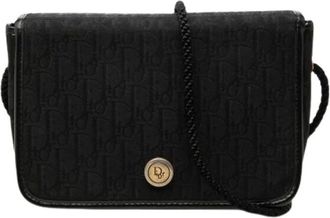 Dior Pre-owned Sac bandouli&egrave;re en toile - Femme - Pre-owned - Noir - Taille: ONE Size
