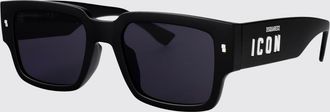 Dsquared2 Rechteckige Sonnenbrille aus Acetat mit kontrastierendem Logo