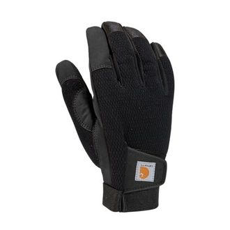 Carhartt Work in Progress Synthetic Leather High Dexterity Touch Sensitive Secure Cuff Glove Gants pour Temps Froid, Noir, XXL Homme