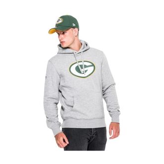 New Era Packers Team Logo Hoodie - - Sweatshirts & Hoodies - Herren - Grau - XS