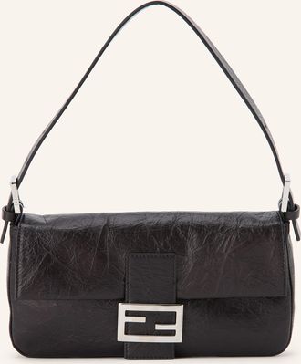Fendi Handtasche Baguette schwarz