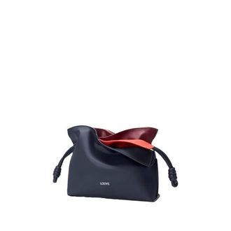 Loewe Mini Flamenco clutch &agrave; superpositions en cuir de veau nappa