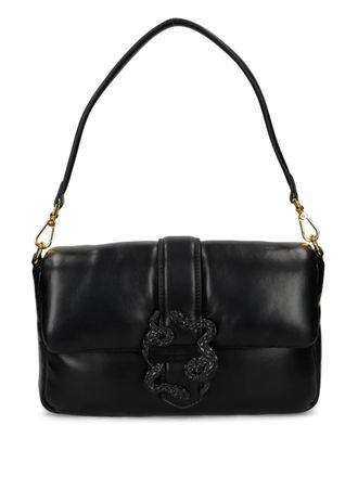 Just Cavalli sac port&eacute; &eacute;paule &agrave; boucle serpent - Noir