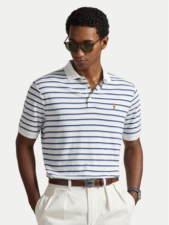 Polo Ralph Lauren Poloshirt 710974586500 Wei&szlig; Custom Slim Fit