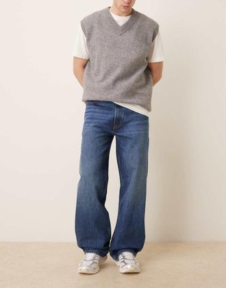 Calvin Klein Jeans Jean baggy - Bleu moyen d&eacute;lav&eacute;