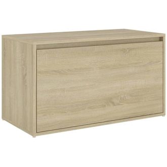 vidaXL Vidaxl - Banc dentr&eacute;e 80x40x45 cm Ch&ecirc;ne sonoma Bois ding&eacute;nierie