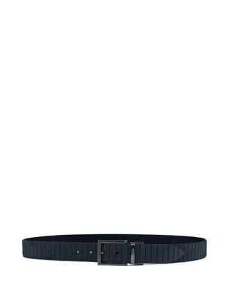 Paul & Shark ceinture r&eacute;versible en daim - Bleu