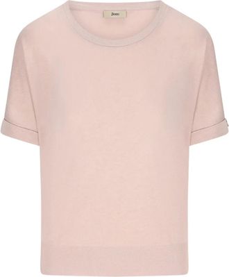 Herno Femme, Pulls, Rose, Taille: 40 FR Maille Ras du Cou