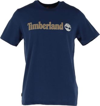 Timberland Homme, Tops, Bleu, Taille: XL T-shirt imprim&eacute; &agrave; manches courtes et col rond