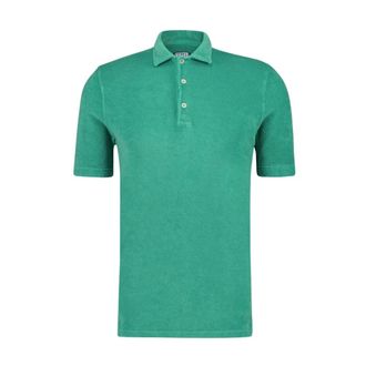 Fedeli Gr&uuml;nes Terry Kurzarmhemd - - Tops - Herren - Gr&uuml;n - L