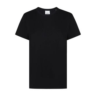 Isabel Marant Schwarzes Vidal T-Shirt mit Logoaufdruck - - Tops - Damen - Schwarzk - XS