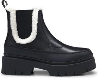 HUGO BOSS Femme Kris_chbootie_frlt Bottes de Cheville, Noir, 35 EU