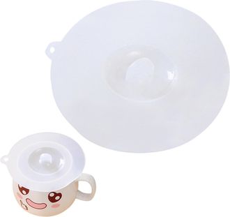 Generic Silikondeckel | Wiederverwendbare, staubdichte und unzerbrechliche Deckel für Keramikbecher | Vielseitige Kaffeetassendeckel für Reisen, Wandern, Camp