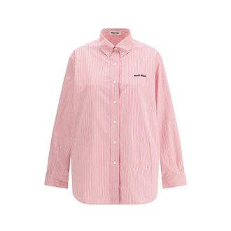 Miu Miu Damen, Blusen & Hemden, Rosa, SGr&ouml;&szlig;e