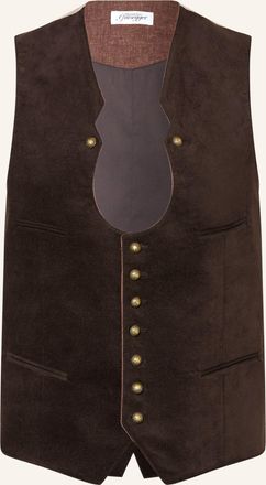 Grasegger Trachtenweste Gulden braun