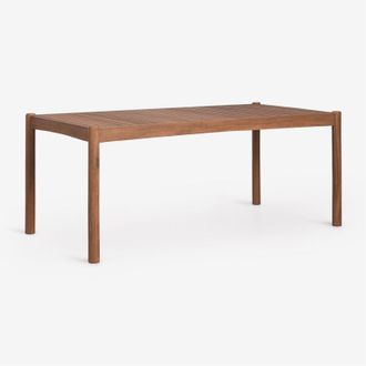 Sklum Rechteckiger Gartentisch aus Akazienholz Karvia 180 x 90 cm Akazie Braun
