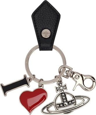Vivienne Westwood Femme, Accessoires, Multicolore, Taille: ONE Size I Love Orb Keyring