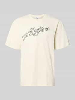 Karl Kani Oversized T-Shirt mit Logo-Stitching